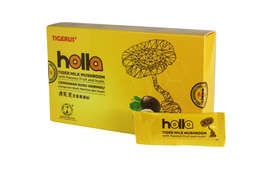TIGERUS® Holla Tiger Milk Mushroom With Passion Fruit And Inulin - GT ...