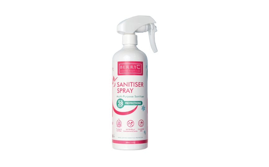 BerryC Sanitiser Spray 500ml - GT Healthcare